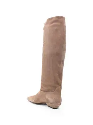 Paris Texas Bettina Pointed-toe Suede Boots