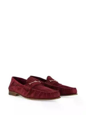 TOM FORD Suede T-bar Loafers