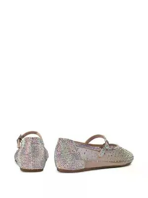 LE SILLA Nicole Crystal-embellished Ballet Flats
