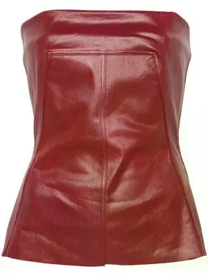 Rick Owens Bustier-style Cotton Corset Top