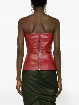 Rick Owens Bustier-style Cotton Corset Top