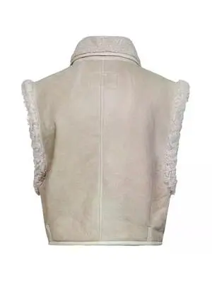 Isabel Marant Étoile Shearling-trim Sleeveless Jacket