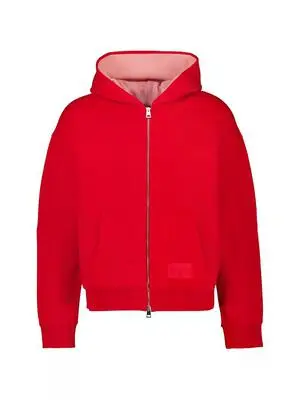 Givenchy Couture Seam Zip Hoodie - Red