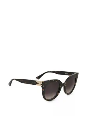 Moschino Tortoiseshell Effect Cat-eye Sunglasses