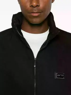 Emporio Armani Logo-plaque High-neck Jacket