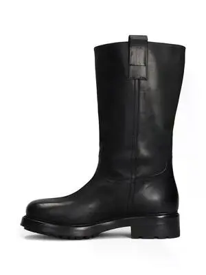 STRATEGIA SHOES Pull-tab Leather Boots