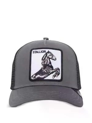 GOORIN BROS Embroidered-patch Mesh-panels Cap Grey