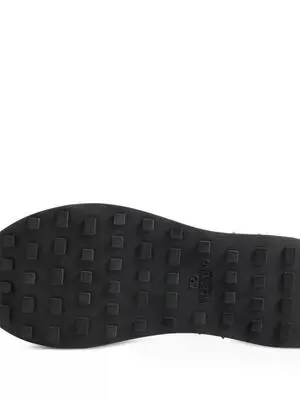 Valentino Garavani Stud Up Sneakers In Split Leather And Nylon With Butterfly Embroidery