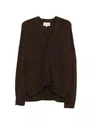 Eric Bompard Button-up V-neck Cardigan - Brown