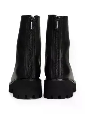 FABIO RUSCONI Rear-zip Chunky Ankle Boots