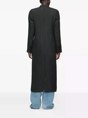 MAISON MARGIELA Herringbone-pattern Double-breasted Coat
