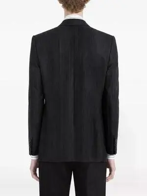 TOM FORD Stripe-pattern Double-breasted Blazer