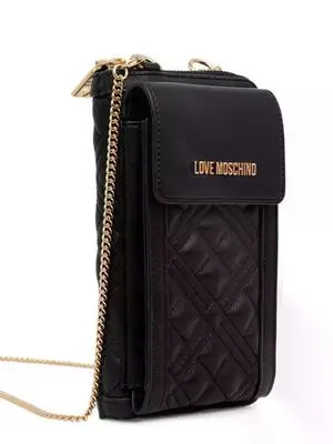 Moschino Quilted Logo-plaque Wallet
