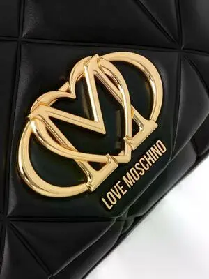 Moschino Quilted Logo-plaque Backpack