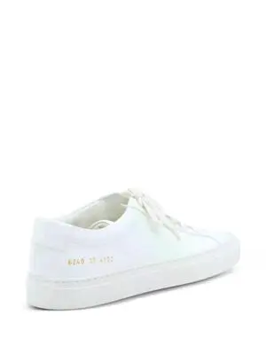 COMMON PROJECTS Low-top Leather Lace-up Sneakers - White