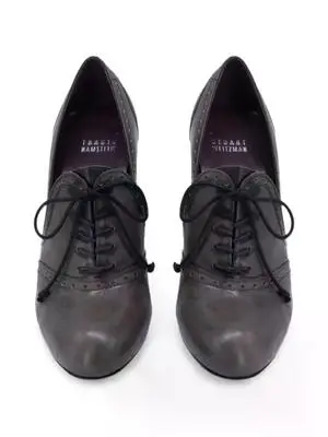 STUART WEITZMAN Lace-up Wingtip Pumps