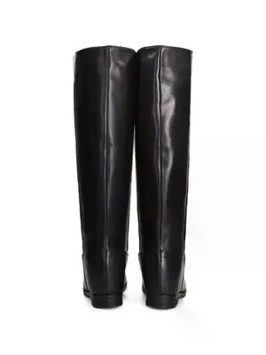JULIE DEE V-logo Knee-high Boots