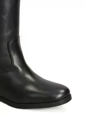JULIE DEE V-logo Knee-high Boots