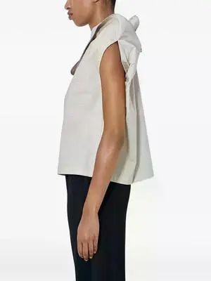 Issey Miyake Asymmetric Zip-detail Top