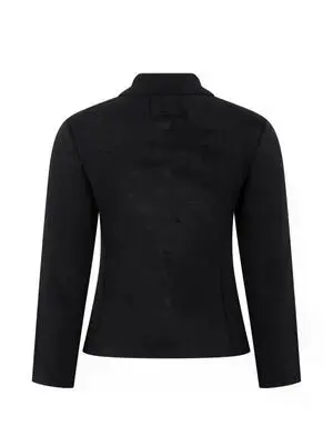 Saint Laurent Polo Cardigan In Wool