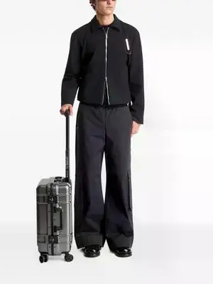 Heliot Emil Black Wash Pants For Men