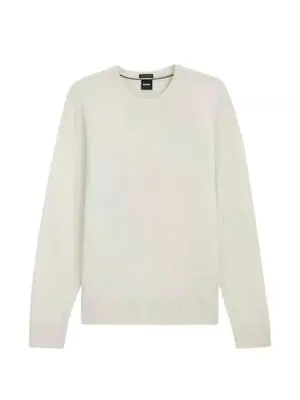 BOSS Wool Crew Neck Sweater - Neutrals