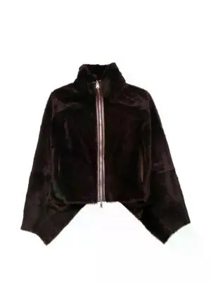 UTZON High-neck Reversible Jacket - Brown