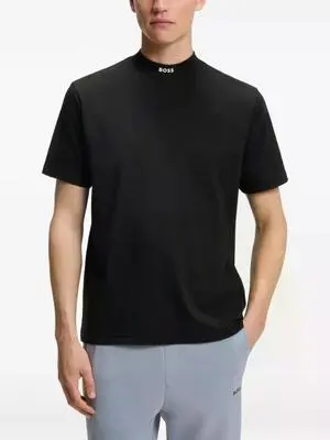 BOSS Logo-print High-neck T-shirt