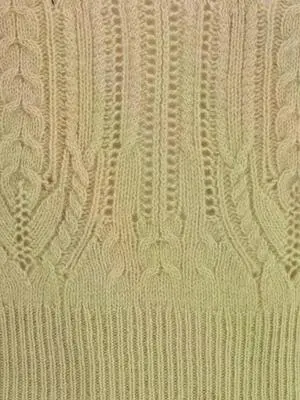 Ermanno Scervino Cable-knit Cashmere Sweater