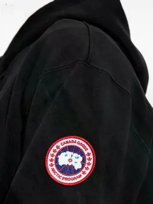 Canada Goose Loon Logo-patch Zip-up Hoodie