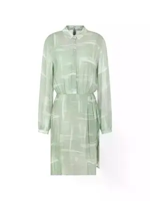 Armani Exchange Long-sleeve Mini Dress - Green