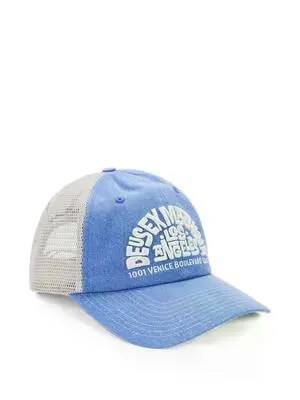 Deus Ex Machina Los Angeles Logo-embroidered Mesh-panel Cap - Blue