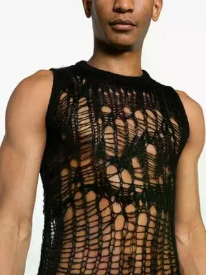 Rick Owens Open-knit Tank Top