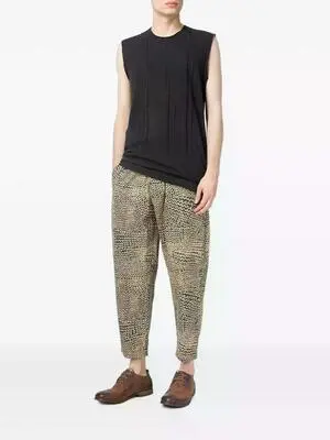 UMA WANG Printed Drawstring Trousers