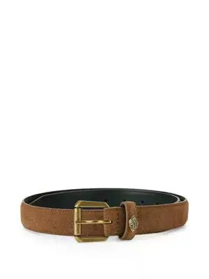 Kurt Geiger Eagle Head Quilted Belt - Brown