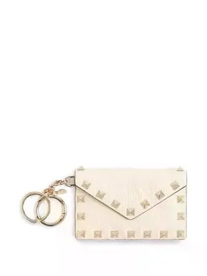 Valentino Garavani Rockstud Charm In Grainy Calfskin - Neutrals