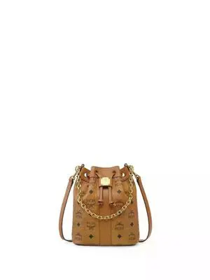 Mcm Mini Dessau Monogram-print Shoulder Bag