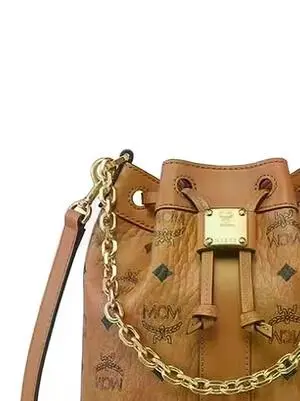 Mcm Mini Dessau Monogram Shoulder Bag