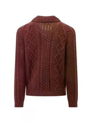 RAKKI Knit Polo Cardigan