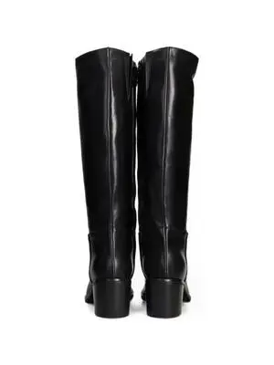 JULIE DEE Knee-high Leather Boots