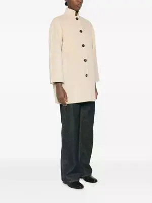 ROSSO 35 High-neck Button-up Coat