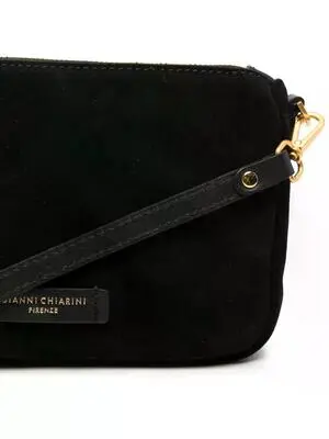 GIANNI CHIARINI Nora Suede Clutch Bag