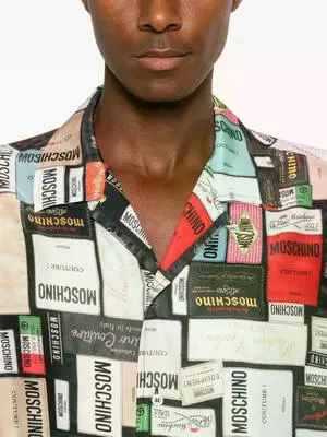 Moschino Logo-patch Short-sleeve Shirt