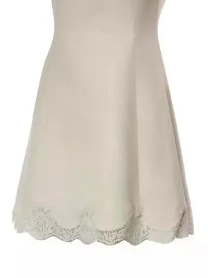 Valentino Garavani Lace-trim A-line Dress