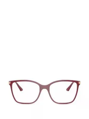 VOGUE EYEWEAR Square Frame Eyeglasses - Red