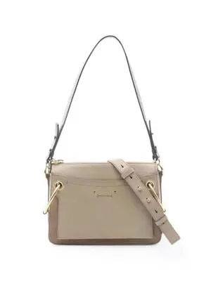 Chloé 2000s Roy Suede Shoulder Bag - Neutrals