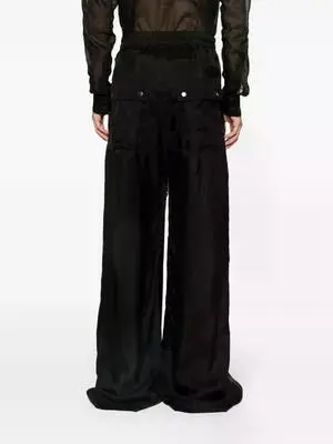 Rick Owens Bela Satin Wide-leg Trousers