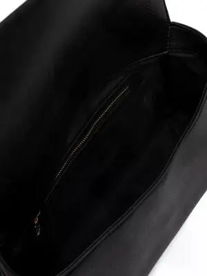Moschino Logo-plaque Grained-effect Tote Bag