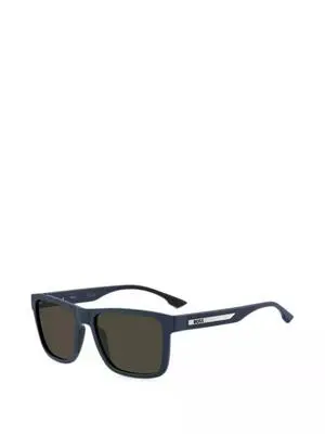 BOSS Matte Sunglasses With Logo Insert