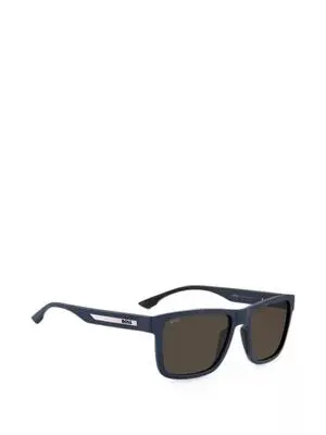BOSS Matte Sunglasses With Logo Insert